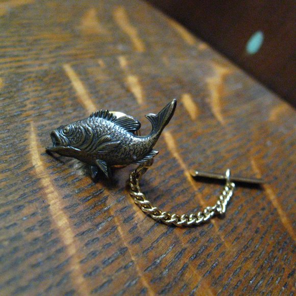 Fisherman Angler | Accessories | Fisherman Angler Vintage Tie Tack Pin ...